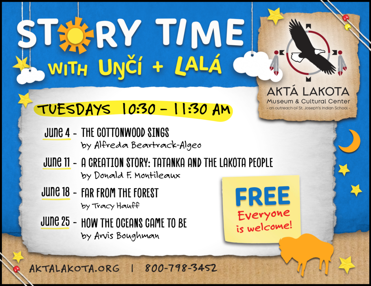 STORY TIME WITH Uŋčí & LALÁTatanka and the Lakota People : Aktá Lakota ...